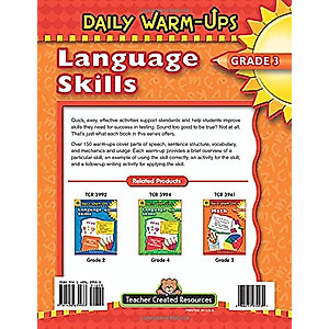 Daily Warm-Ups: Language Skills Grade 3: Language Skills Grade 3