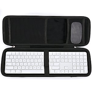 RAIACE Hard Storage Case Compatible with Apple Magic Keyboard + Magic Mouse. (Case Only) - Black