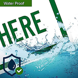 Welcome Main Entrance Enter Here Sign, 10x14 Inches, Rust Free .040 Aluminum, Fade Resistant, Made in USA by My Sign Center