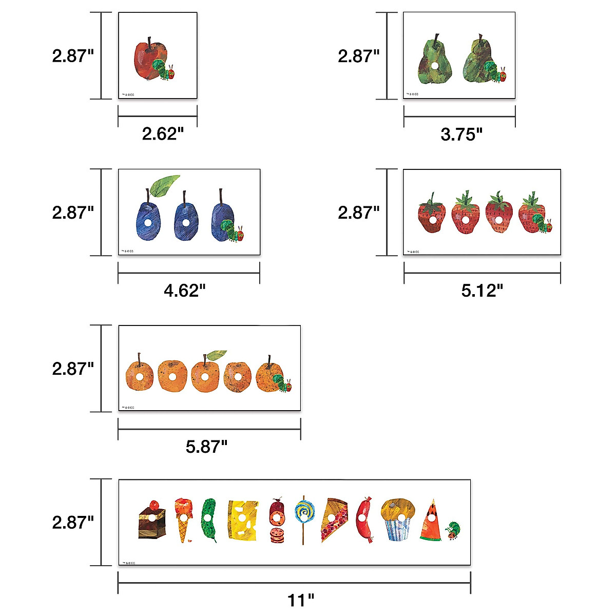 World of Eric Carle | The Very Hungry Caterpillar Learning Cards | English and Spanish, 67ct