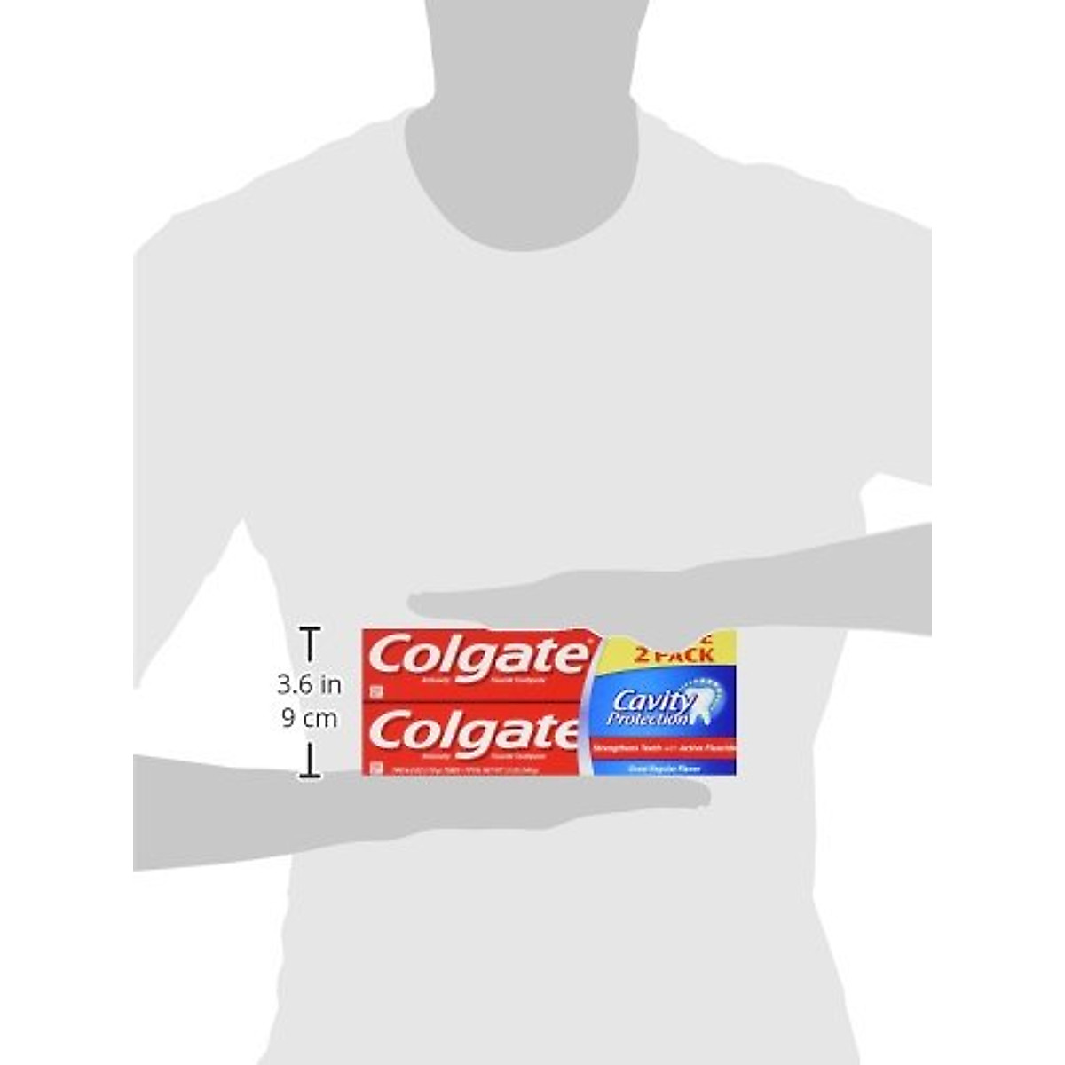 Colgate Cavity Protection Toothpaste with Fluoride - 6 Ounce Twin Pack
