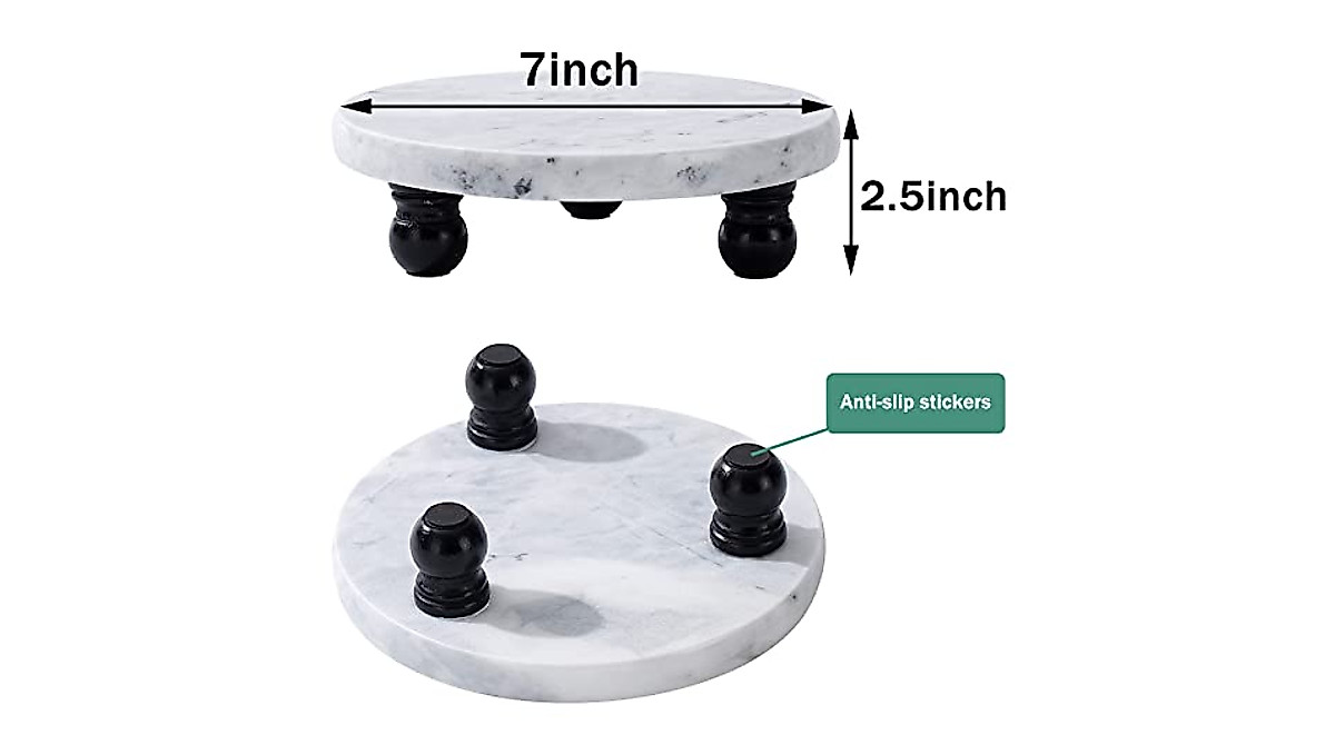 FasolaHome Decorative Marble Riser for Modern Decor