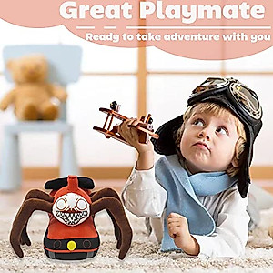 BOOLACYA Choo Choo Charles Plush Toy, 10 in Choo Choo Charles Toys Spider Train Doll, Choo Choo Charles Plushies Spider Stuffed Animal Choo Choo Charles Plushies for Kids and Game Fans Easter Gift