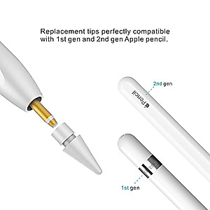 Replacement Tips for Apple Pencil 2nd Generation & Apple Pencil 1st Generation (6 Pack)
