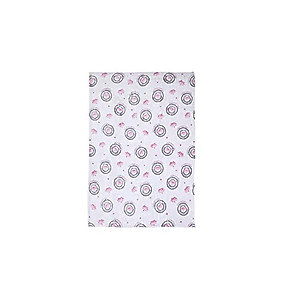 Juicy Couture – Throw Blanket | Juicy Emblem | Plush and Cozy | Decorative Blankets for Sofas, Chairs and Beds| Luxurious and Soft | Chic Home Décor | Measures 50” x 70” | Pink/Black/White