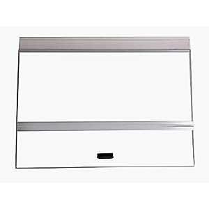 H2Pro Glass Canopy 2Piece Set for Marineland Perfecto 70/75/90/110 Gallon 48x18 Aquarium Fish Tank (Eachpiece Measure 22.68 x 16.93 x 0.16in)