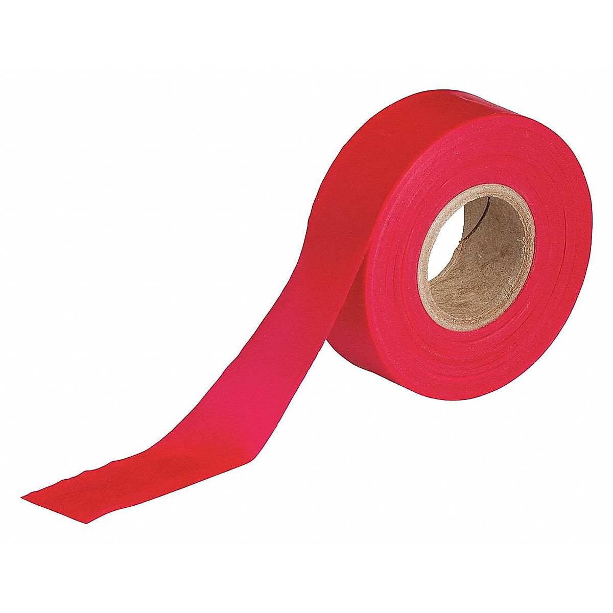 Brady Red Flagging Tape for Boundaries and Hazardous Areas - Non-Adhesive Tape, 1.188" Width, 300' Length (Pack of 1) - 58346