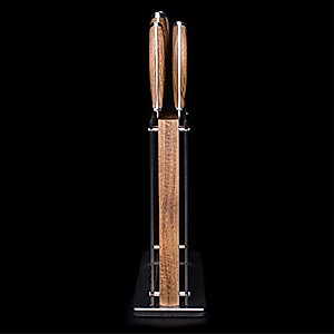 Schmidt Bros. Acacia Downtown Magnetic Knife Block Schmidt-22-Series, Up to 18-Piece