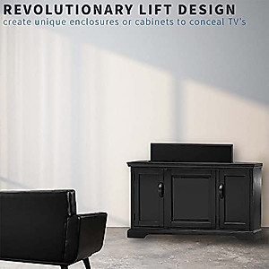 VIVO Motorized TV Stand for 37 to 65 inch Screens, Vertical Lift Television Stand with Remote Control, Compact TV Mount Bracket, MOUNT-E-UP65A