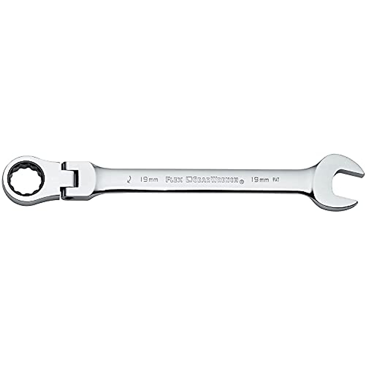 GEARWRENCH 12 Pc. 12 Pt. Flex Head Ratcheting Combination Wrench Set, Metric - 9901D