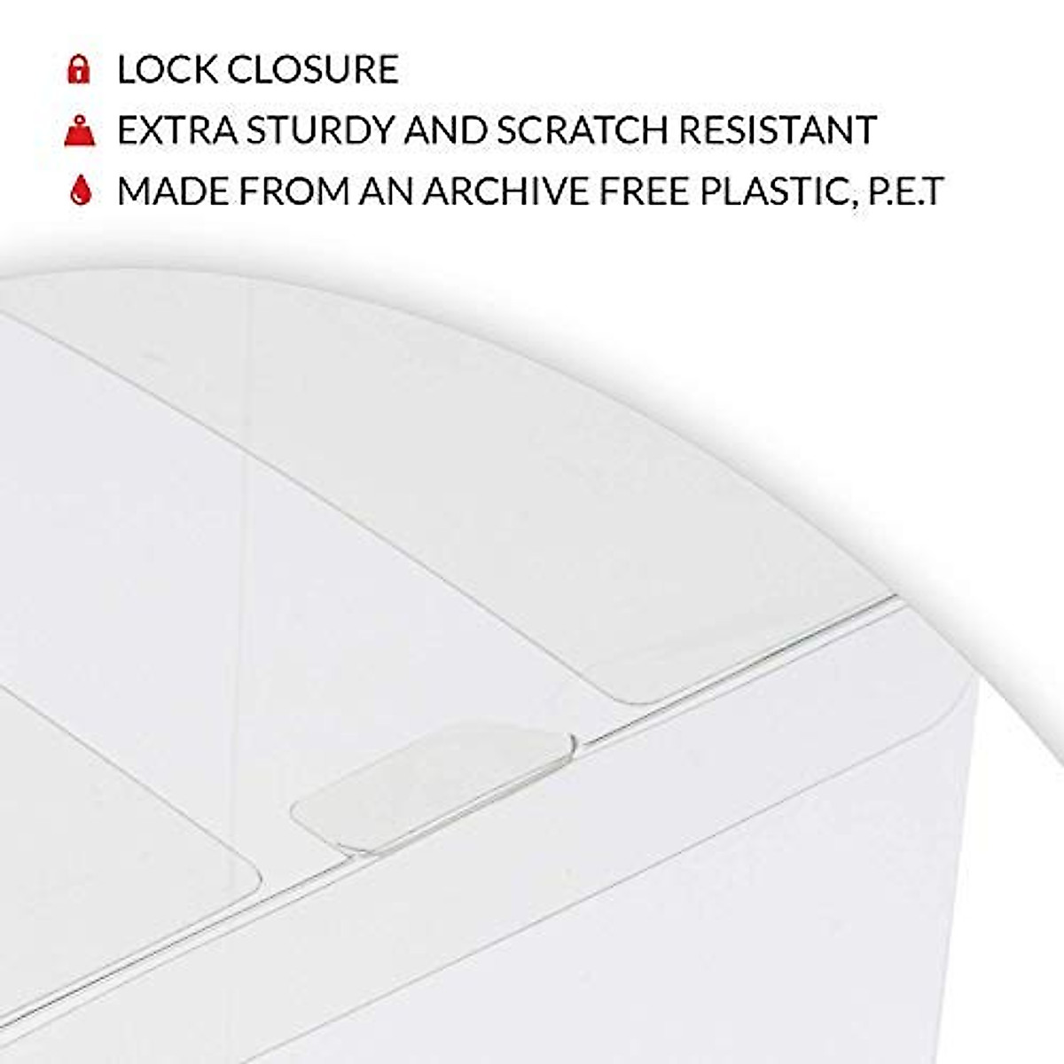 Game Boy Clear Plastic Box Protector - 25 Pieces for Sleeve Storage Box Video Game Display Cart Case Crystal Clear – Scratch Resistant