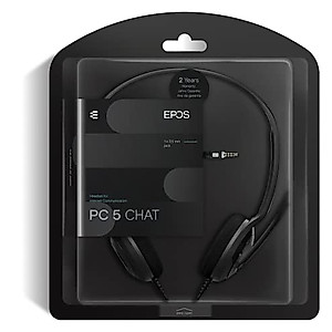 Epos Sennheiser Pc 5 Chat Wired Headphone For Pc - Black, All-Size