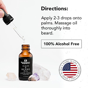 Premium Beard Oil - Nourish and Tame Your Beard with Our Genuine Grooming Formula - 1oz Bottle for Softness, Shine, and Style - Enhance Your Daily Grooming Routine