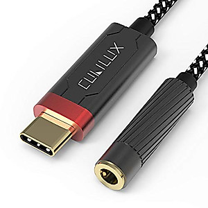 Cubilux Audio Hi-Res DAC, Portable USB C Headphone Amplifier Supports 96 KHz/24-Bit, Tiny Amplifier USB C to 3.5mm Audio Adapter for iPad 10 iPad Pro/Mini 6, Tab S7 S6, Pixel 7/7a Pixel 6 Pro 6a