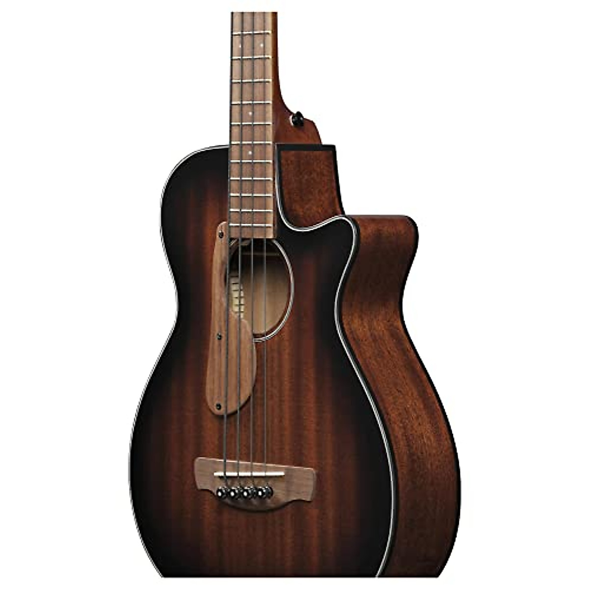 Ibanez AEGB24E Acoustic Electric Bass, Mahogany Sunburst Gloss