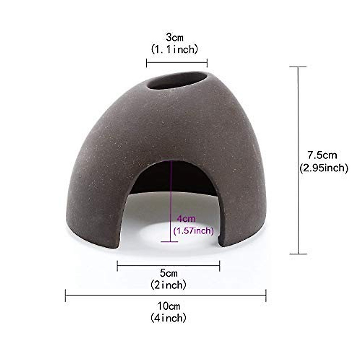 Saim Aquarium Decorations Ceramic Cave,Betta Fish Tank Accessories for Betta Fishes Shrimp Shelter Breeding Tube Hiding, Aquatic Pets to Rest, Betta Fish Toys