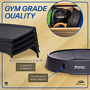 URBNFit Exercise Ball Chair Stand - 4-Piece Base for Yoga, Swiss, Stability and Office Balance Balls - Use for Sitting, Pregnancy Exercises or Gym Workout Routine