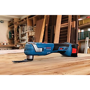 BOSCH GOP18V-34N 18V Brushless StarlockPlus Oscillating Multi-Tool Bare Tool, Cordless, Variable Speed, with 1-1/4 In. Bi-Metal Plunge Cut Blade