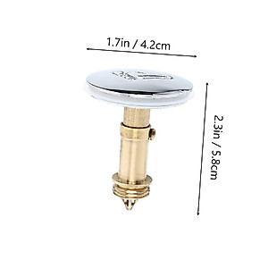 UKCOCO 1Pc Sink Stopper Bath Drain Stopper Lavatory Vanity Stopper Bath tub Anti- Explosion Strainer Sink Drain Drain Seal Cover tub Stopper mop Pool Sealing Cap