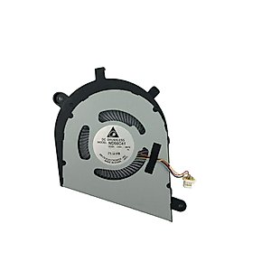 CAQL CPU Cooling Fan for Dell Inspiron 13 7370 7373 I7373 I7373-5558GRY-PUS, P/N: DJFK0 0DJFK0, 4-Pin Power Connection