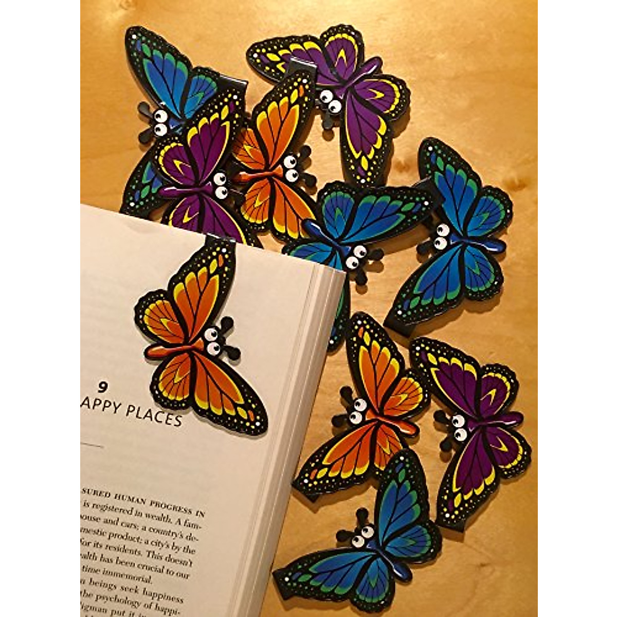 Dragonfly Bulk Bookmarks (Set of 10) Bulk Bookmarks for Kids Girls Boys Teens. Perfect for Gifts, Student Incentives, Birthday Party Favors, Reading Incentives, Awards and Promotions!