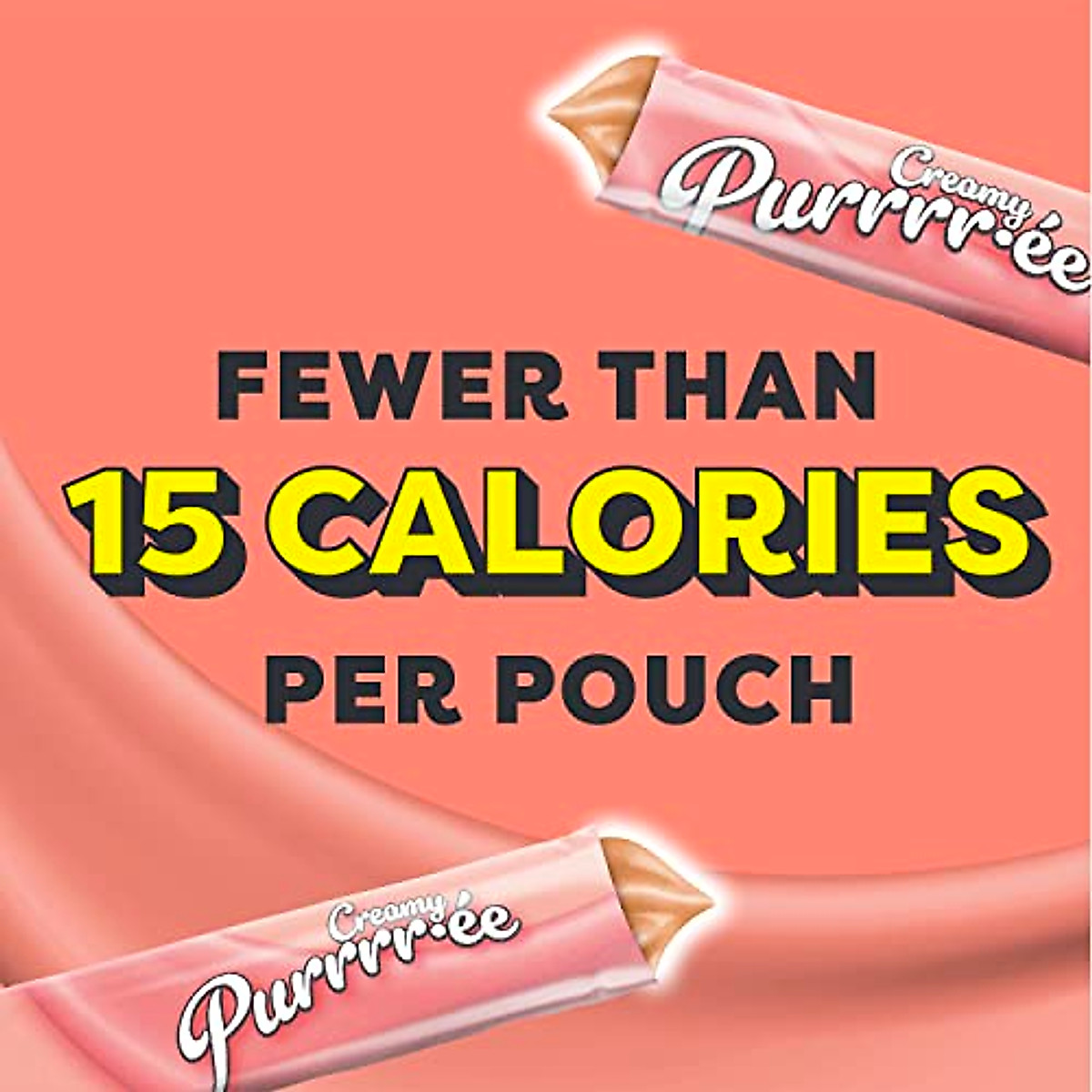 Temptations Creamy Puree with Salmon Lickable, Squeezable Cat Treats, 0.42 oz Pouches, 24 Count