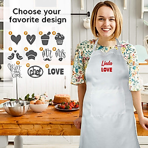 BrightTexts Custom Apron Personalized Apron For Women Or Man
