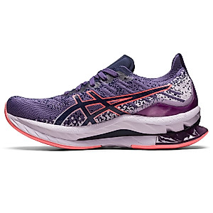 ASICS Women's Gel-Kinsei Blast Running Shoes, 8.5, Dusty Purple/Papaya