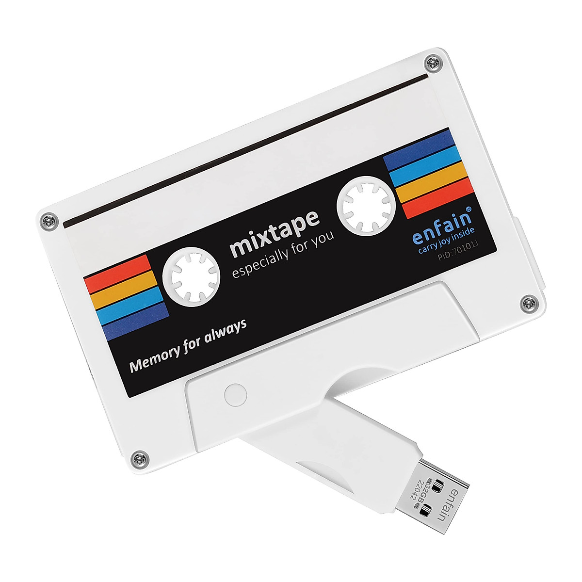 Retro Surprise DIY Mixtape USB 3.0 32GB Flash Drive 1980s Cassette Design for Memorable Occasions - Celebrate Birthdays, Anniversaries, Parents' Day, Reunions, Thanksgiving with a Personalized Gift