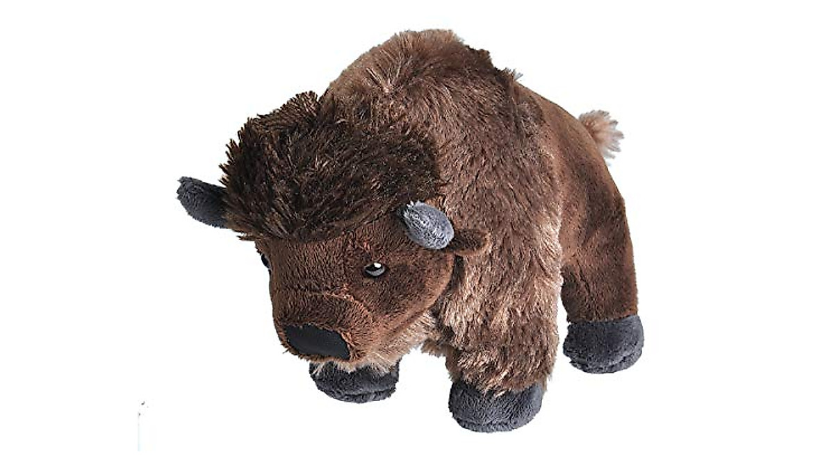 Wild Republic Bison Plush 8-Inch Lifelike Stuffed Animal for Kids