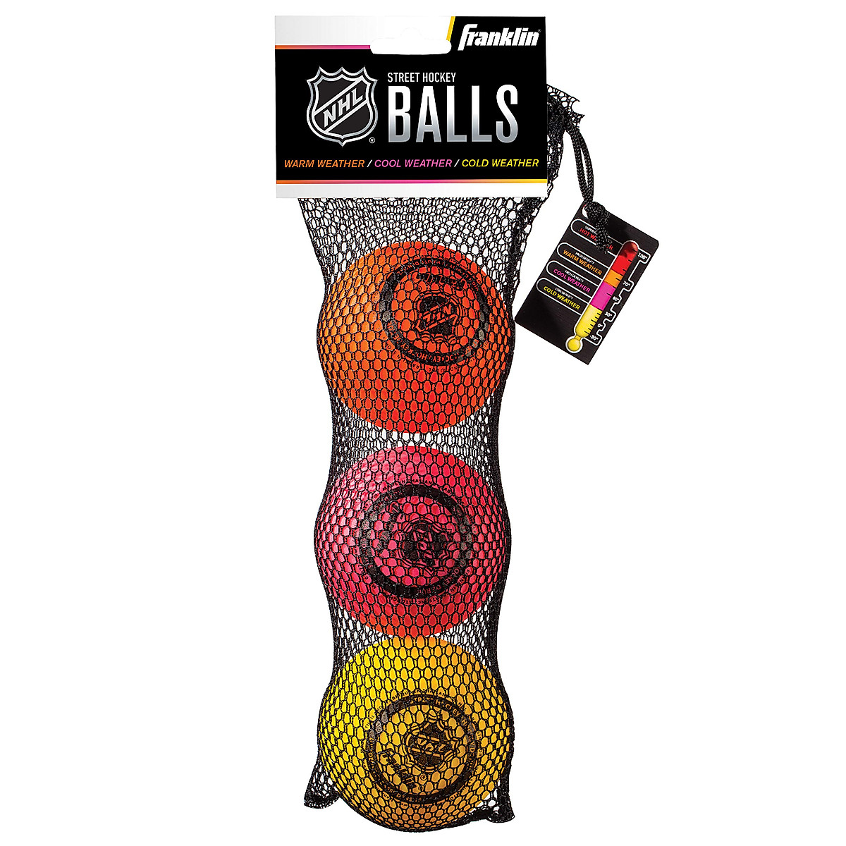 Franklin Sports NHL Multi- Density 3 Ball Pack (42045)