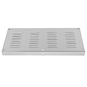 Stainless Steel Venting Panel for Grill Accessory, Masonry Fire Pits and Outdoor Kitchens, 15" by 6-1/2" by 1"