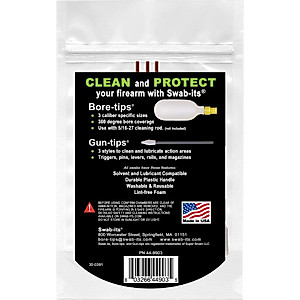 Swab-its® Made in The USA 12ga/20ga/28ga Shotgun Firearm Cleaning Kit: 87-9903