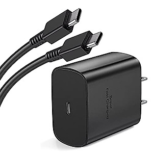 45W USB C Super Fast Charger, Samsung Charger Type C Wall Power Block for Samsung Galaxy S23 Ultra/S23 Plus/S22 Ultra/S22+/Note 10+/Note 20/S20/S21, Tab S7/S7+/S8/S8+/S8, with 6FT Fast Charging Cable