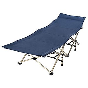 Toxz Folding Single Bed Office Home Napping Bed with Removable Cotton Pad for Outdoor Camp Invisible Folding Bed,with Storage Bag,Anti-Slip(Ship from US!)
