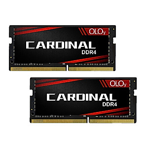 OLOy DDR4 RAM 32GB (2x16GB) 2666 MHz CL19 1.2V 260-Pin Laptop SODIMM for Intel (MD4S162619IZDC)