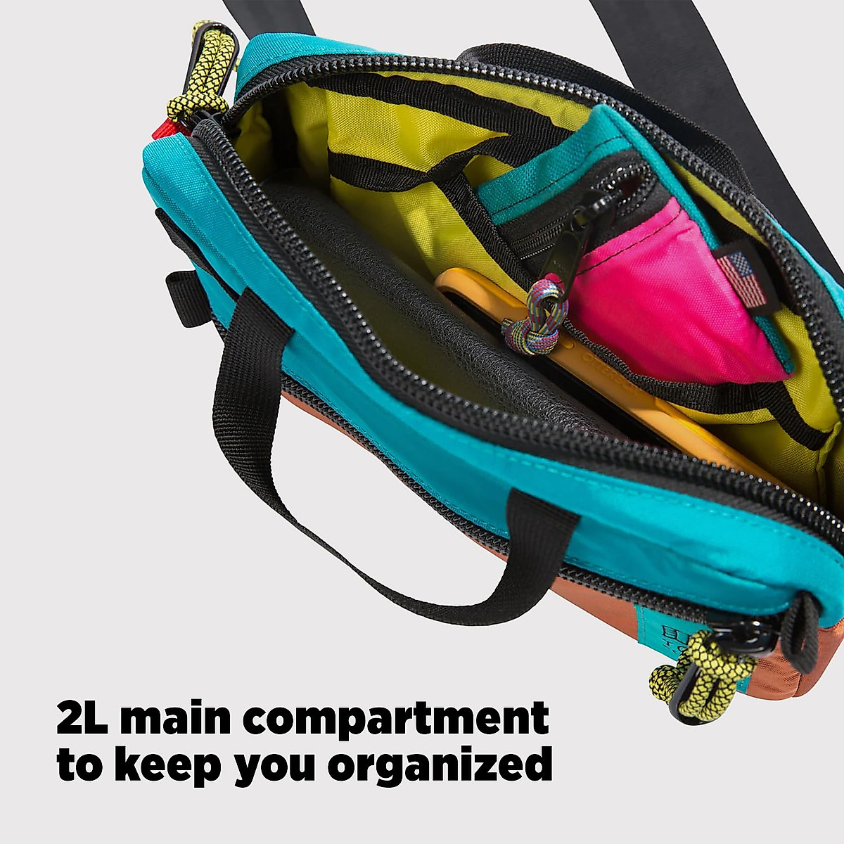 Topo Designs Mini Quick Pack - Black Canvas (S21)