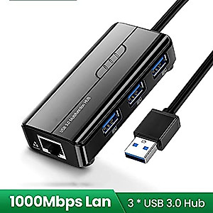 N/A USB Ethernet USB 3.0 2.0 to RJ45 USB HUB for Computer Set-Top Box Ethernet Adapter Network Card USB