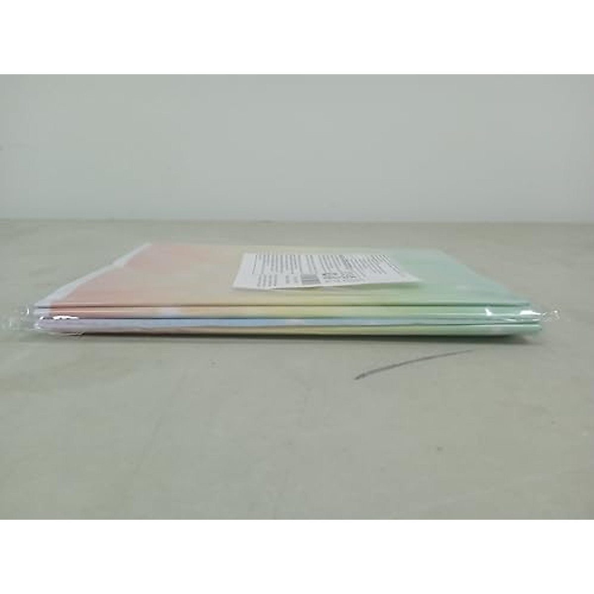 QUERICKY 4 Pack Pastel Rainbow Tablecloths, 51x87'' Plastic Disposable Rectangle Pastel Rainbow Table Cover for Girls Rainbow Birthday Party Decorations Baby Shower Party Supplies