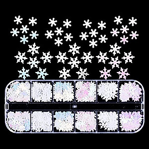 Snowflake Glitter Resin Fillings Flakes Sequins Epoxy Resin Mold Filler for DIY Jewelry Making Nail Art Decor