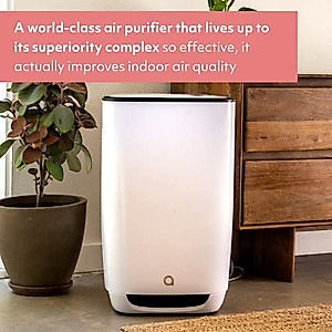 Aeris aair 3-in-1 Pro Air Purifier - True HEPA H13 Filtration - Eliminate Particulates from Large Rooms - Smart Sensor Technology - Quiet/Low Noise - Wi-Fi Connectivity - (Graphite)