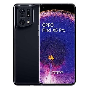 Oppo Find X5 Pro 5G Dual 256GB 12GB RAM Factory Unlocked (GSM Only | No CDMA - not Compatible with Verizon/Sprint) China Version | No Google Play Installed - Black