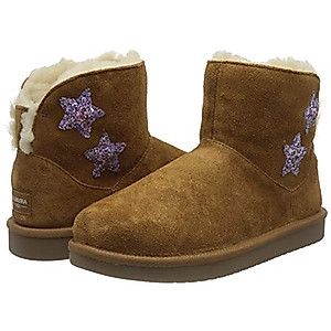 Koolaburra by UGG Unisex-Child Koola Star Mini Fashion Boot, Chestnut, 1 Little Kid