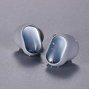 Xiaomi Redmi Buds 3 Pro, Bluetooth 5.2 Headphones Earphones Ambient Noise Canceling Fast Charging IPX4 Compatible with Dual Connection Function Wireless Headphones, Glacier Gray