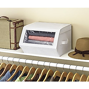 Whitmor Stackable Window Box, White