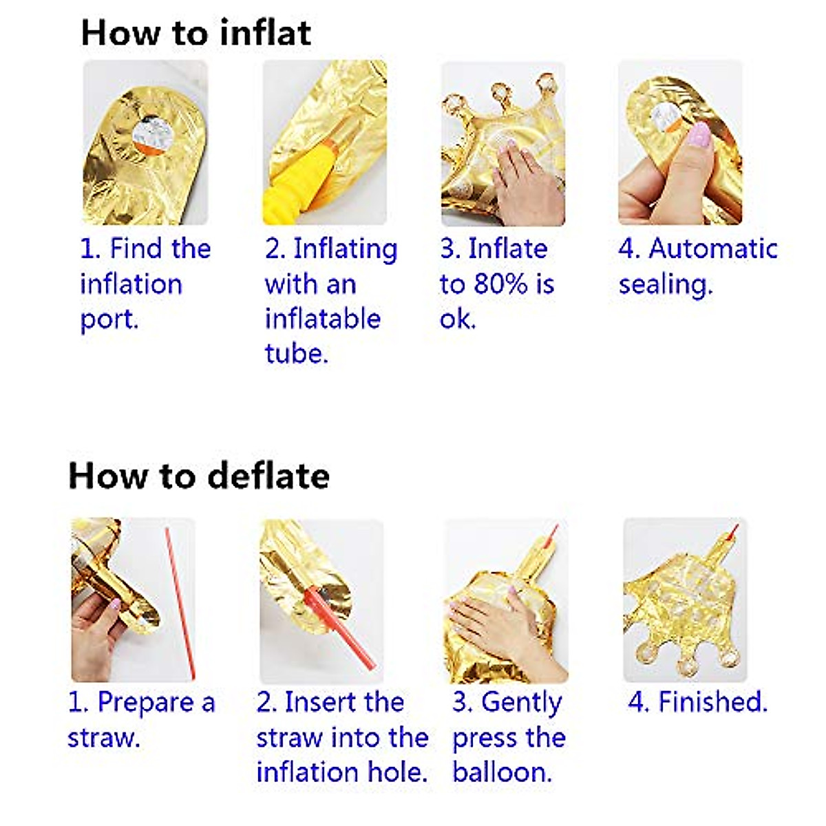 Juland Rose Gold Number Balloons Large Foil Mylar Balloons 40 Inch Giant Jumbo Number Balloons XXL for Birthday Party Decorations – 22