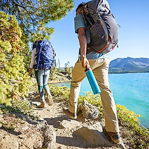 Hydro Flask Steel 24 Oz Lightweight Wide Flex Cap Obsidian