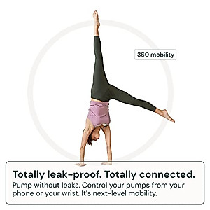 Willow Pump Wearable Double Electric Breast Pump | Willow® 3.0 Smart, Discreet, Hands Free Breast Pump | The Only Leak Proof Wearable Pump