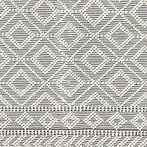 Hauteloom Glastonbury Wool Living Room, Bedroom Area Rug - Traditional, Transitional - Gray, White - 8' x 10'