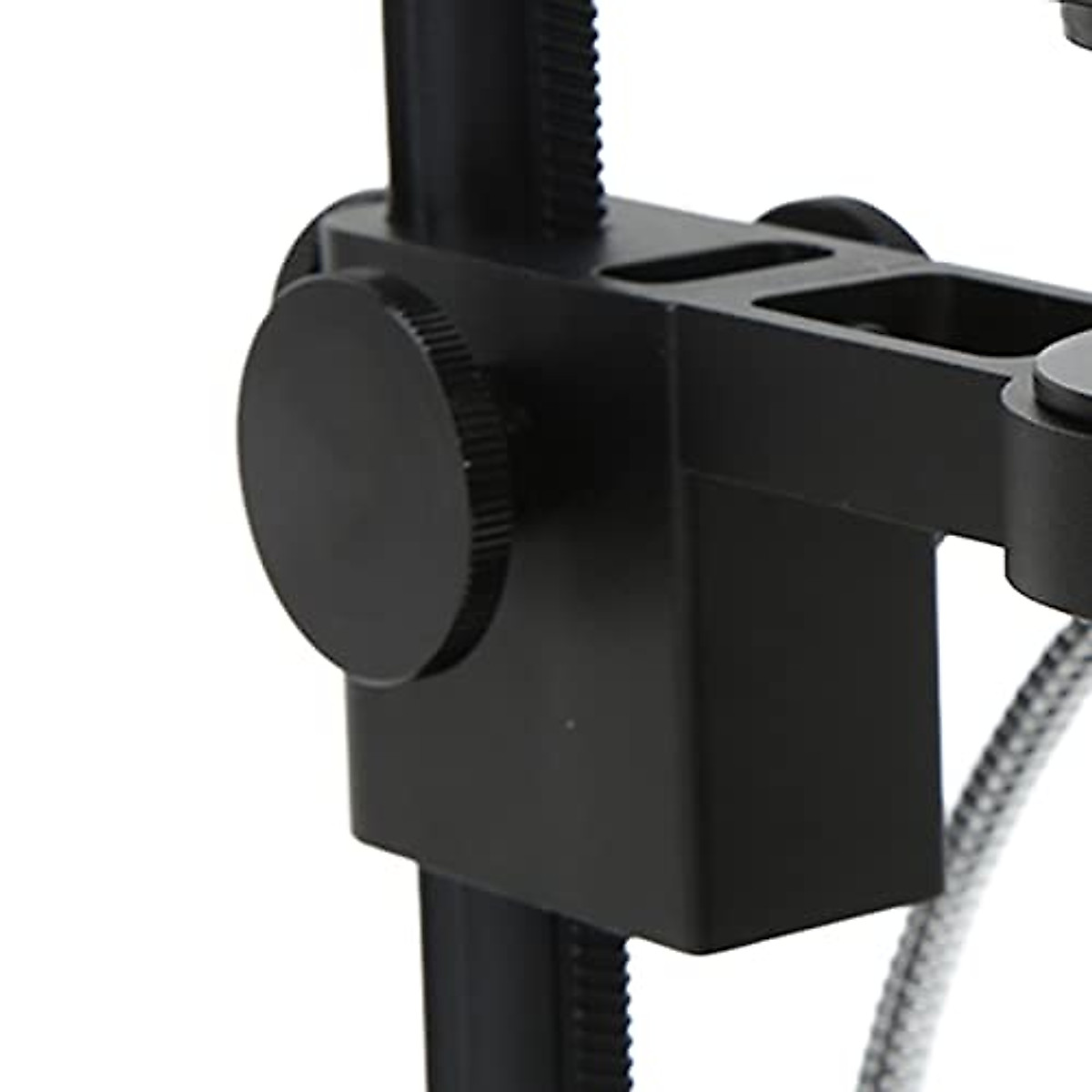 HD Microscope Camera, Handy Aluminum 24MP Microscope Camera for Fingerprint Identification (US Plug)